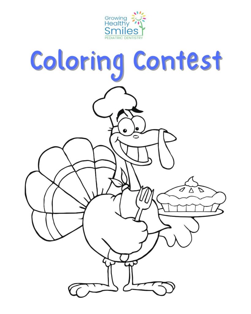 Turkey-Tooth Coloring Contest - Pediatric Dentistry Orange Park Dr ...